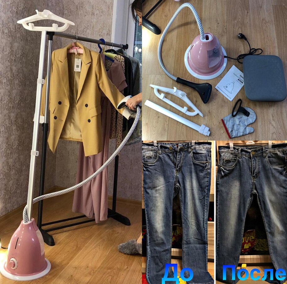 10 Gear Adjustable Garment Steamer 1.8L Hanging Ve... – Grandado