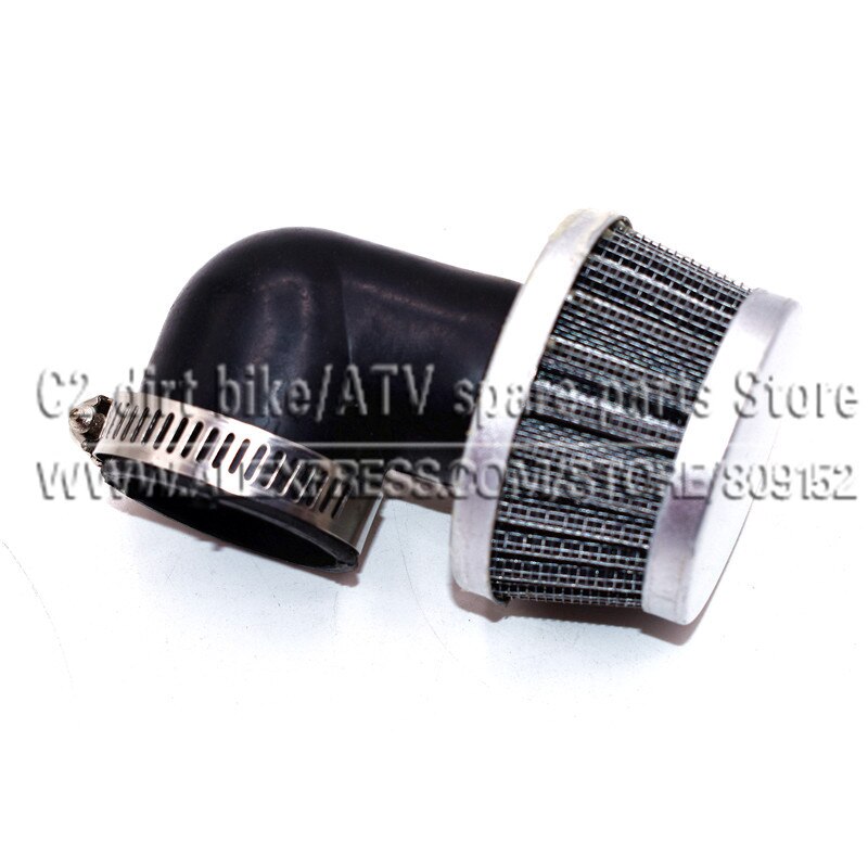 35mm Air Filter 90 degree right angle pod Wire mes... – Grandado