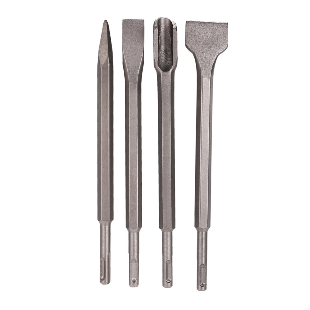 ) 4PCS SDS Plus Chisel Set Flat Groove Bit Hammer ... – Grandado
