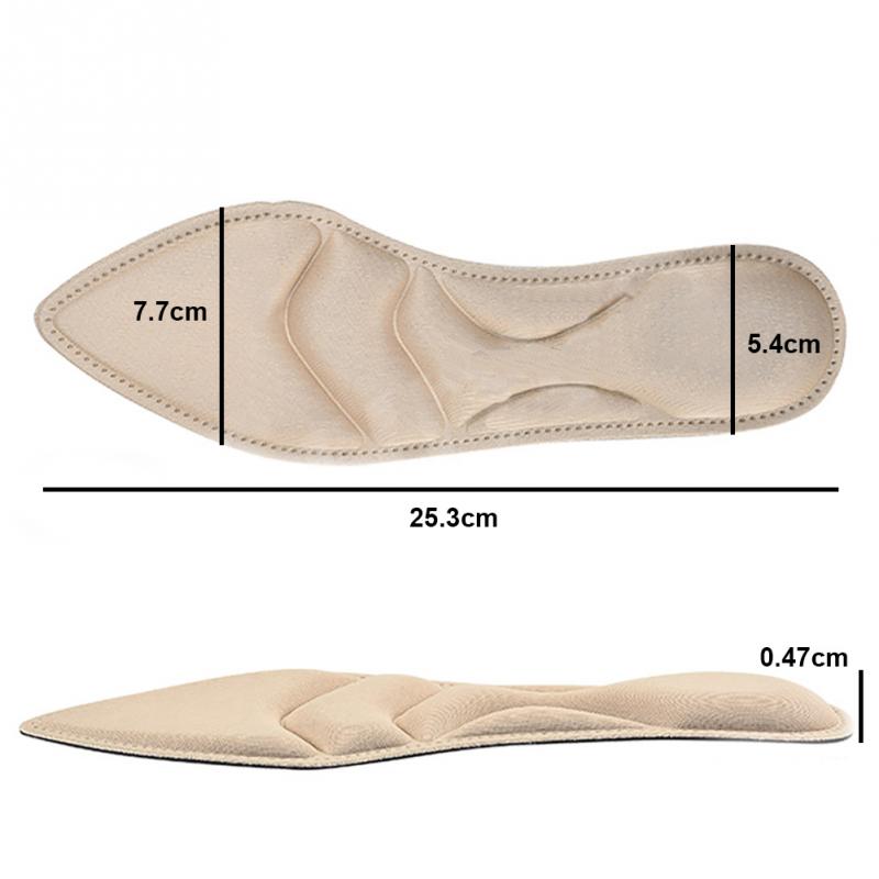 4D Sponge Soft Insole Arch Support for Ladies High... – Grandado