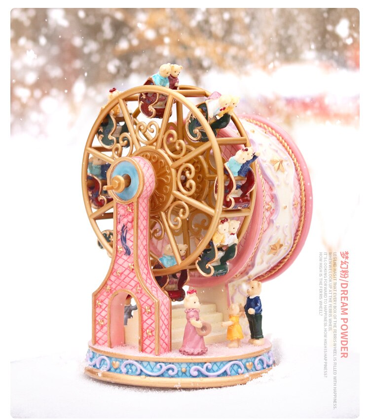 15X10CM princess love girl music box musical handm... – Grandado