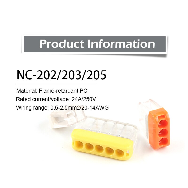 Mini Quick Draad Splicing Connector 2/3/5 Pin Awg ... – Vicedeal