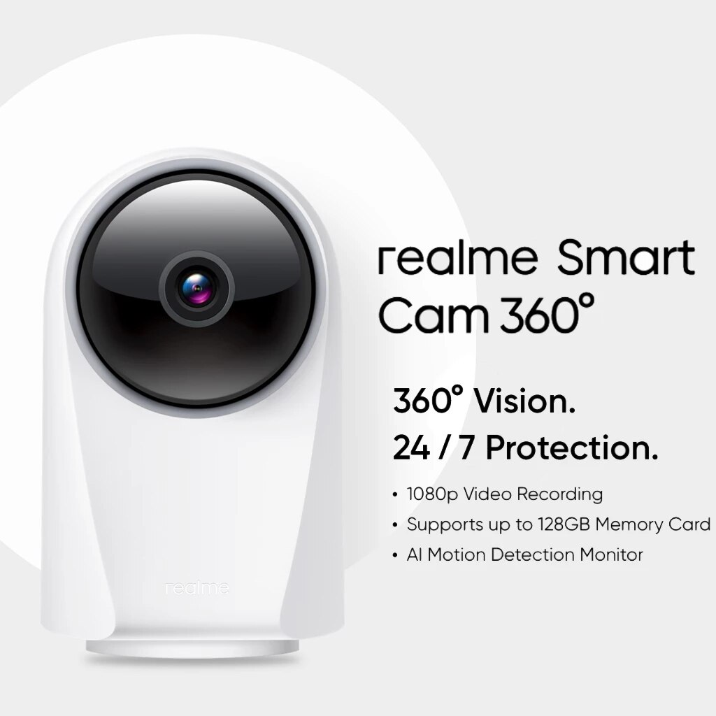 Realme Smart Camera Wifi 360 Video 1080P Opname Ai... – Vicedeal