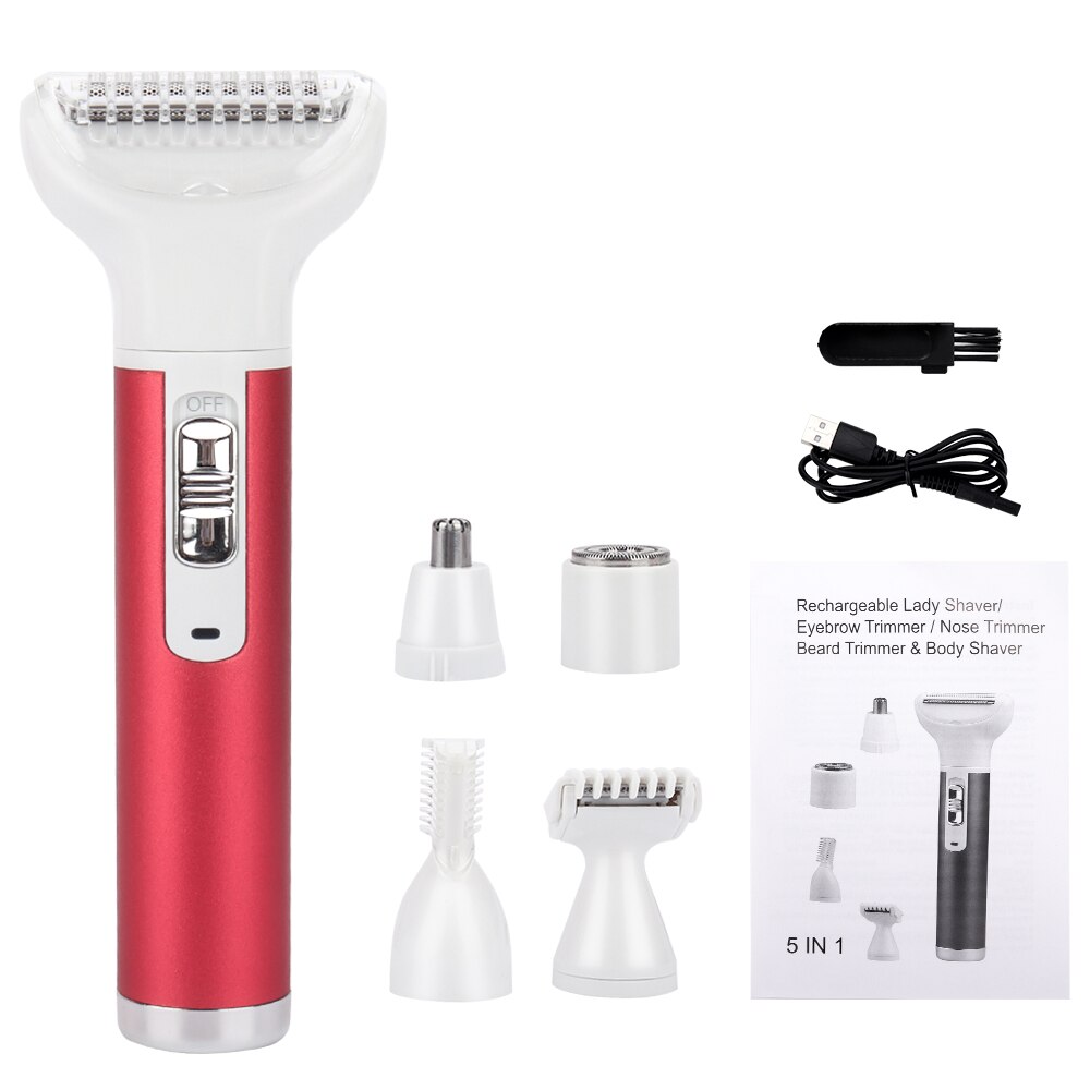 5 In 1 Ontharing Epilator Scheren Machine Vrouwen ... – Vicedeal