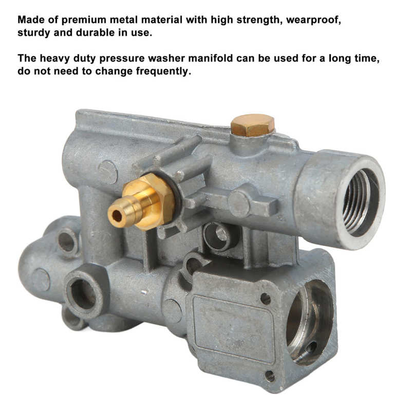 Pressure Washer Manifold Heavy Duty 190627GS Metal... – Grandado