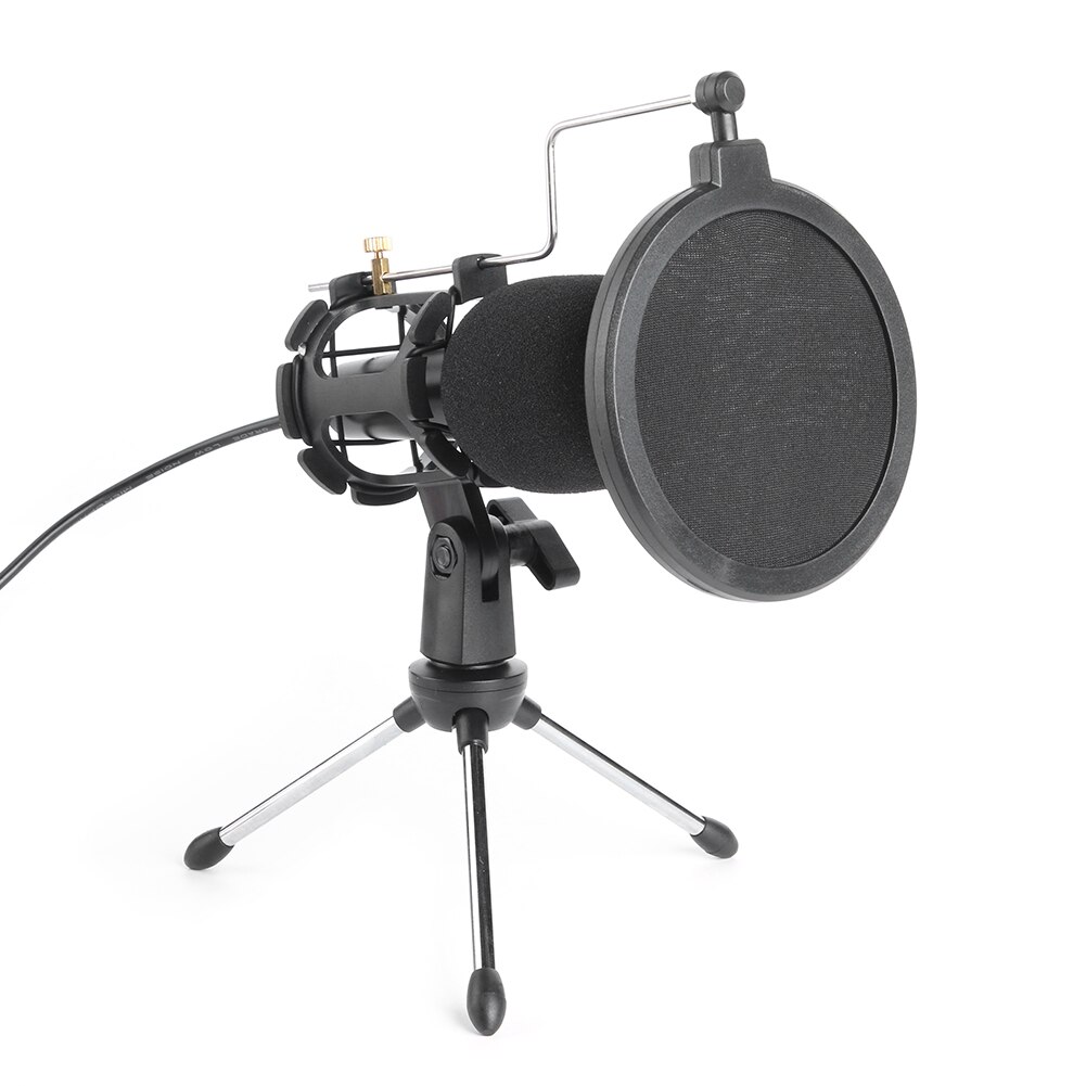 3.5mm Condenser Microphone with Pop Filter Deskop ... – Grandado