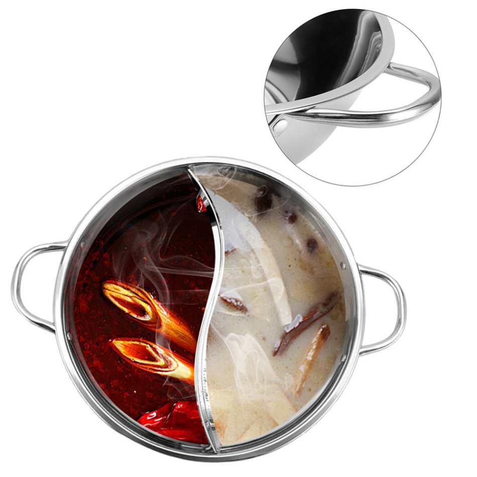 Stainless Steel Pot Hotpot Induction Cooker Gas St... – Grandado