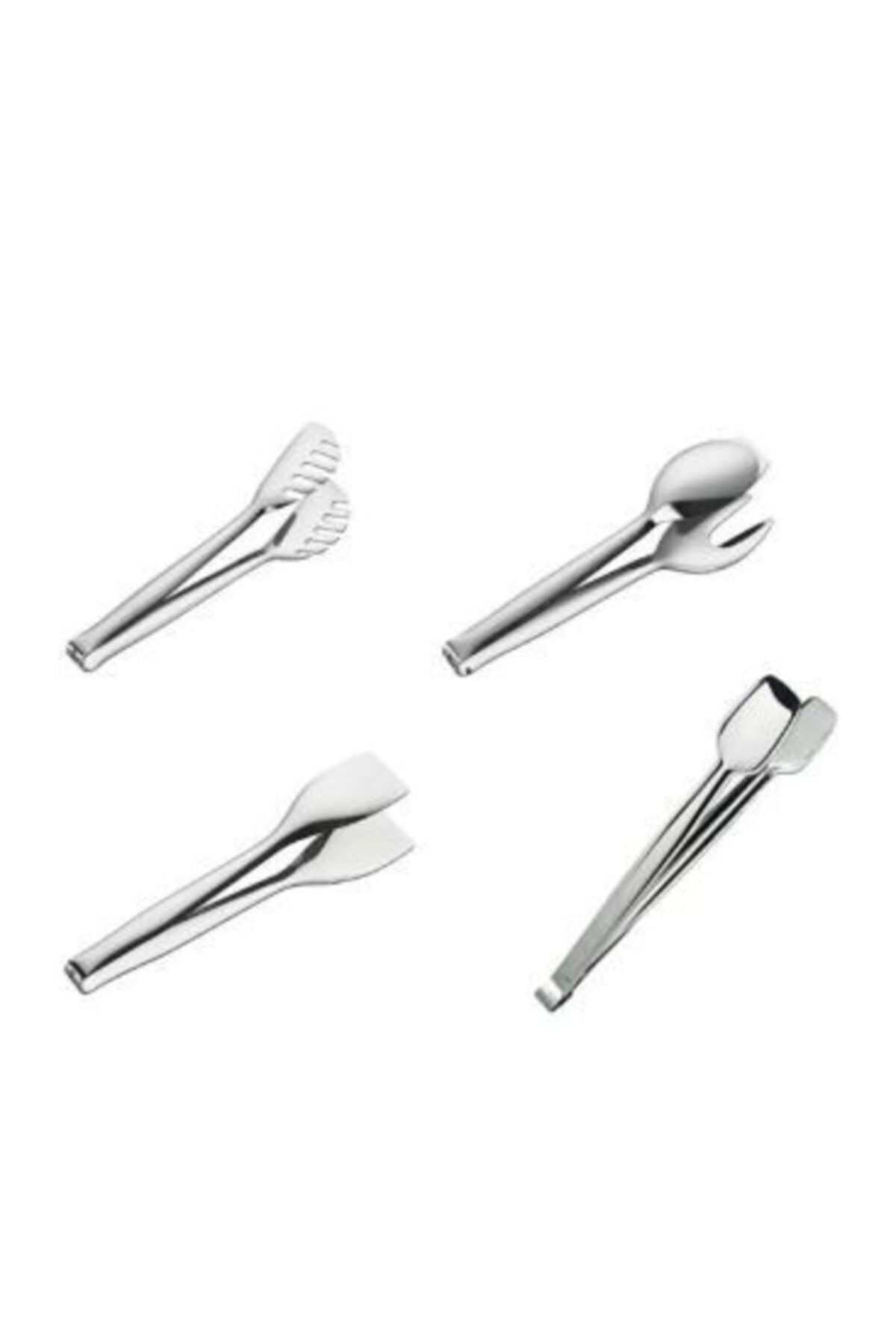 Steel Tongs 4 PCs Serving Tongs Set-Service Team – Grandado