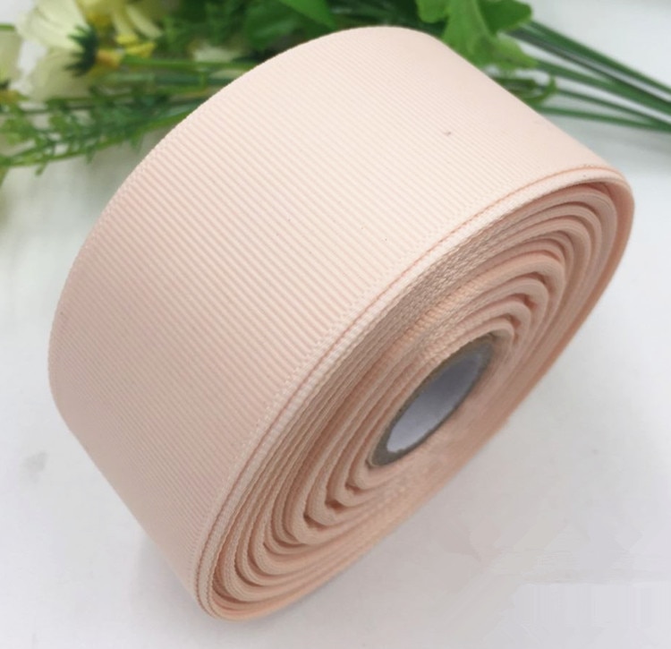 peach color (5 yard/lot) 40mm 4cm Grosgrain Ribbon... – Grandado