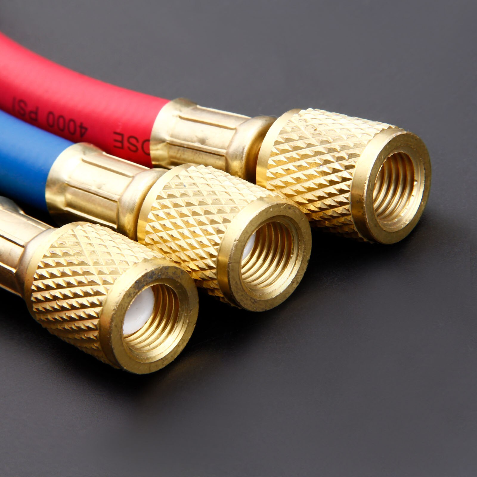 3Stck R134A AC Ladung Schlauch/w Ball Ventile R410... – Grandado