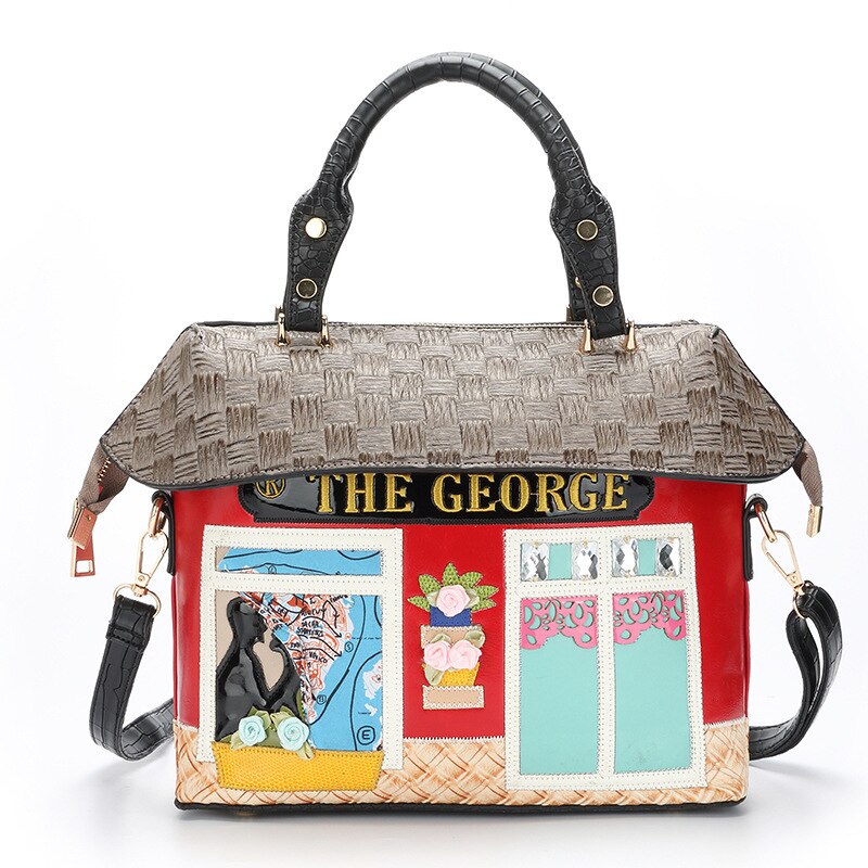 Vrouwen Huis Borduren Mevrouw Handtas Prachtige Bo... – Grandado