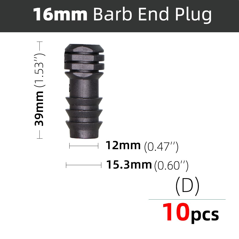 16/20/25mm Garden Irrigation Pipe Connector with B... – Grandado