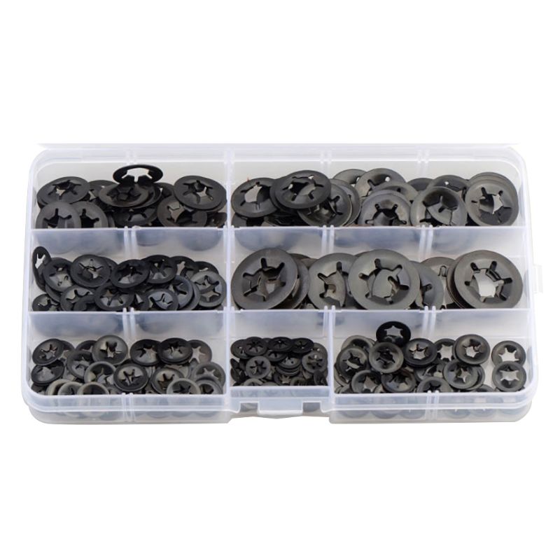 260PCS/Set Metal Starlock Push-on Locking Washer F... – Grandado