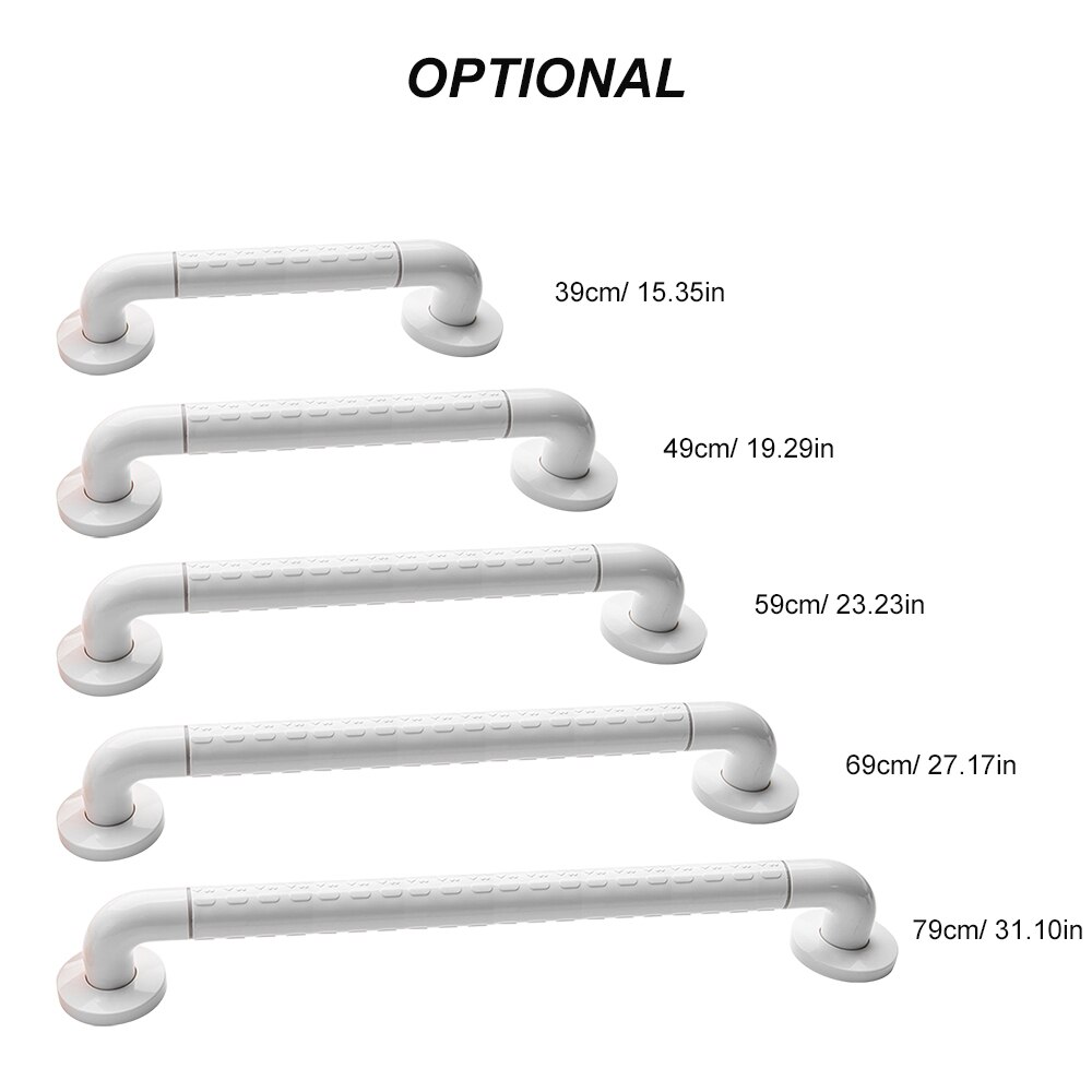 35mm Handicap Grab Bar Non-slip Toilet Grab Bars w... – Grandado