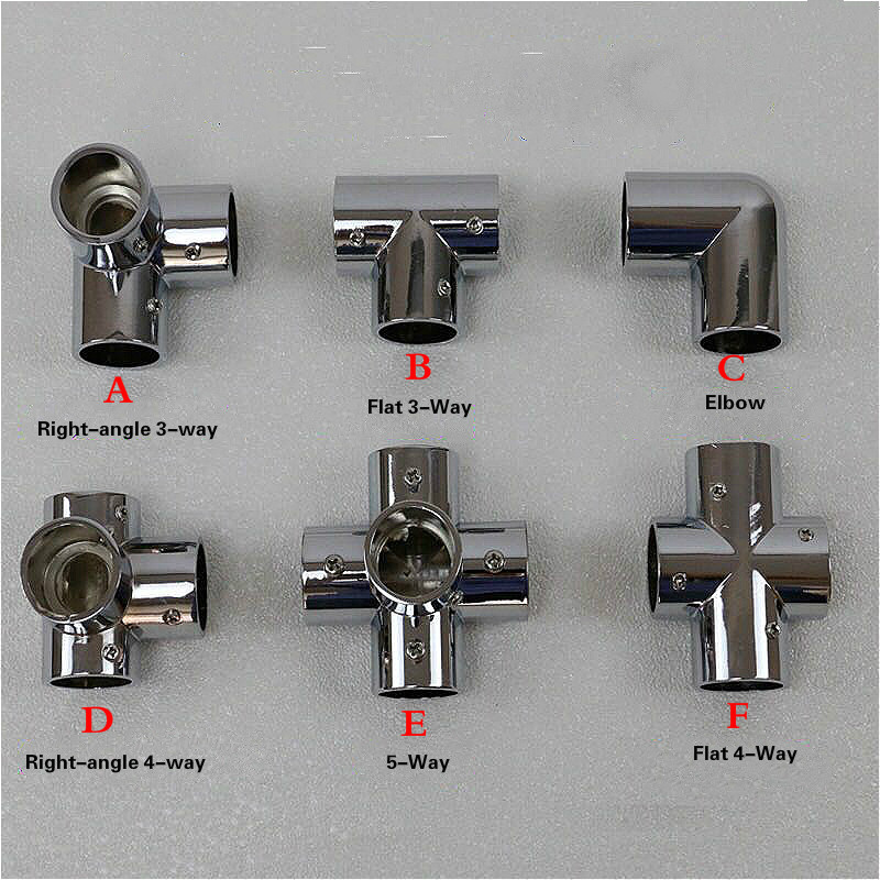 4 Pcs 25mm Zinc alloy Pipe Fittings Right Angle Te... – Grandado