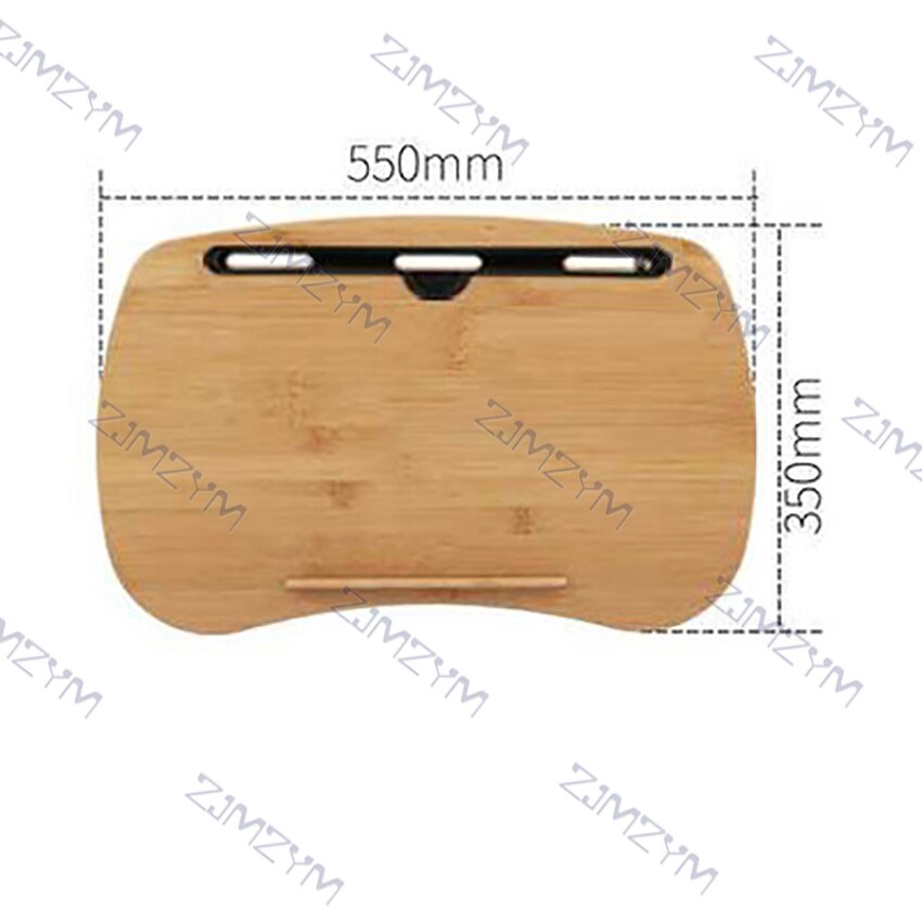 Bamboo Knee Lap Table Desk With Card Slot And Cup ... – Grandado