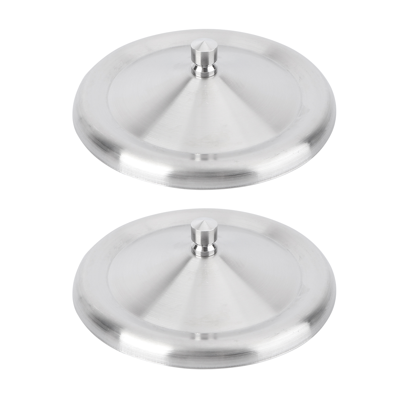 2Pcs 10cm Durable Stainless Steel Cup Lids Dust-Pr... – Vicedeal