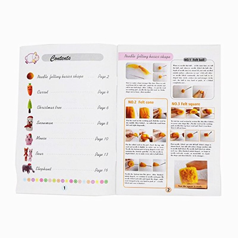 Kit de aguja para fieltro para principiantes, 100%... – Grandado