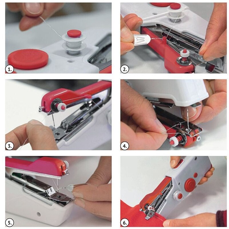 Portable Mini Handheld Sewing Machines Stitch Sew ... – Vicedeal