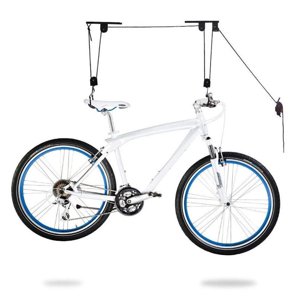 Bike Bicycle Lift Ceiling Mounted Hoist Storage Ga... – Grandado