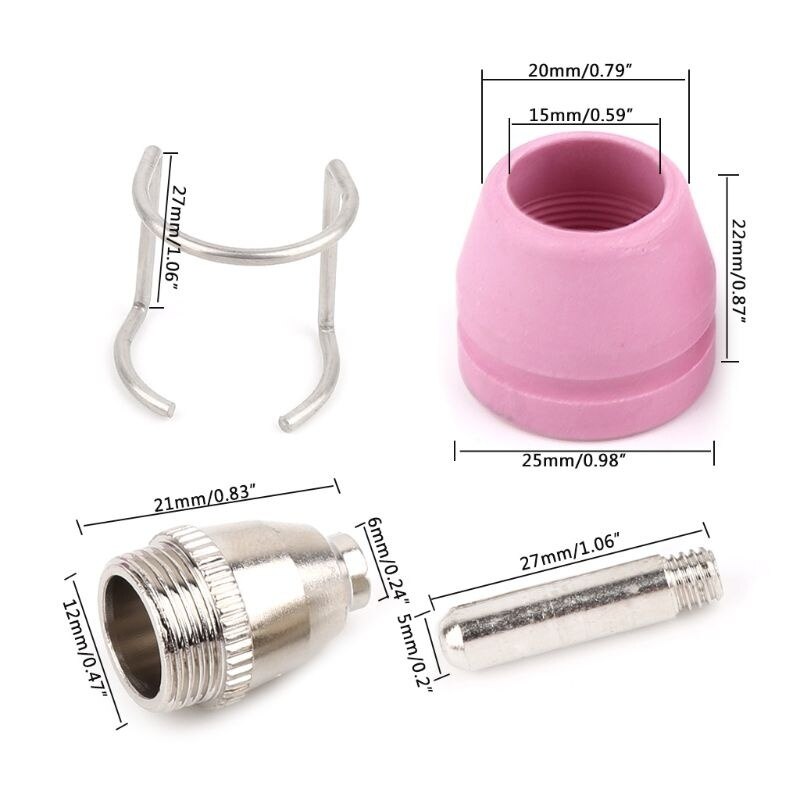 Plasma Cutter Consumable Kits Nozzle Tips Electrod... – Vicedeal