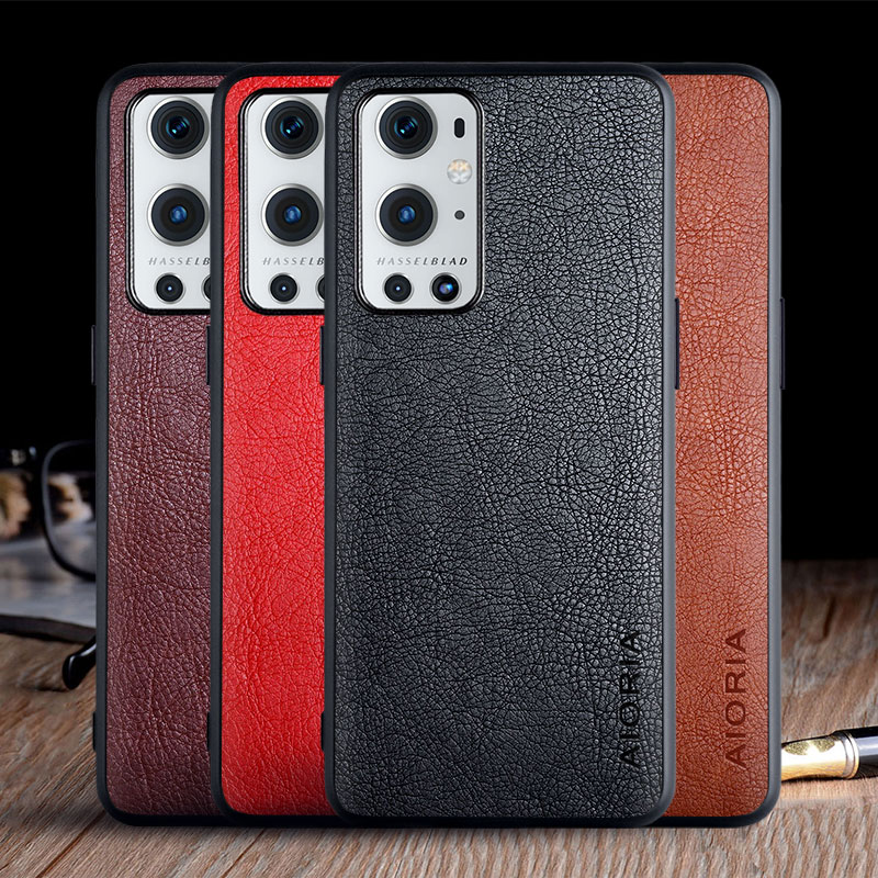 Case Voor Oneplus 9 Pro Funda Luxe Vintage Leather... – Grandado