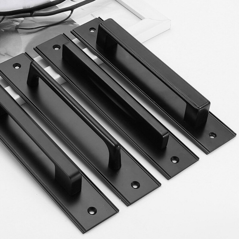 Aluminium Alloy Black Door Handles for Interior Do... – Vicedeal