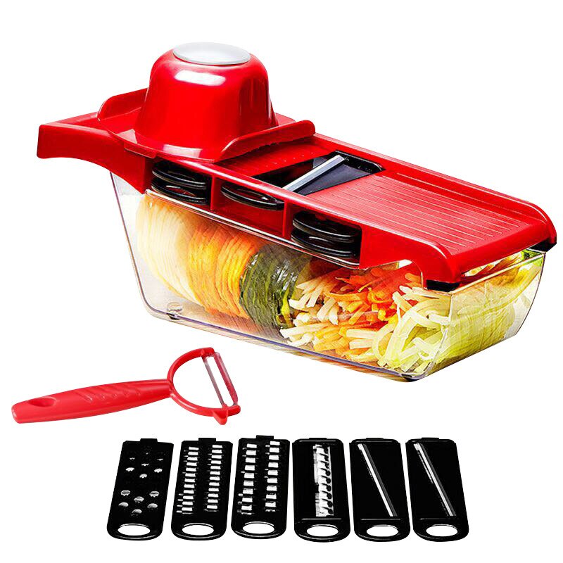 6 In 1 Multifunction Cutter Carrot Vegetable Potat... – Grandado
