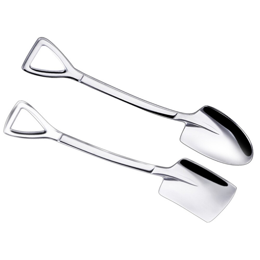 2 stuks scheppende lepels roestvrij staal ijslepel... – Vicedeal