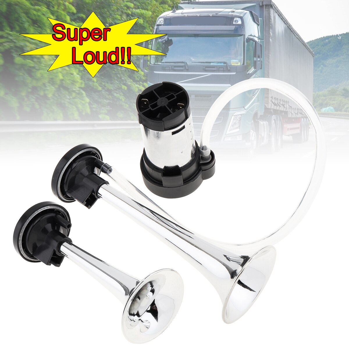 12V 178DB Super Loud Car Dual Trumpet Electronic C... – Vicedeal