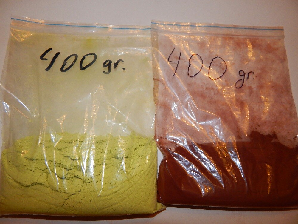 800 GRAM (400gram 400 gram) Pigment voor Beton, Ma... – Vicedeal