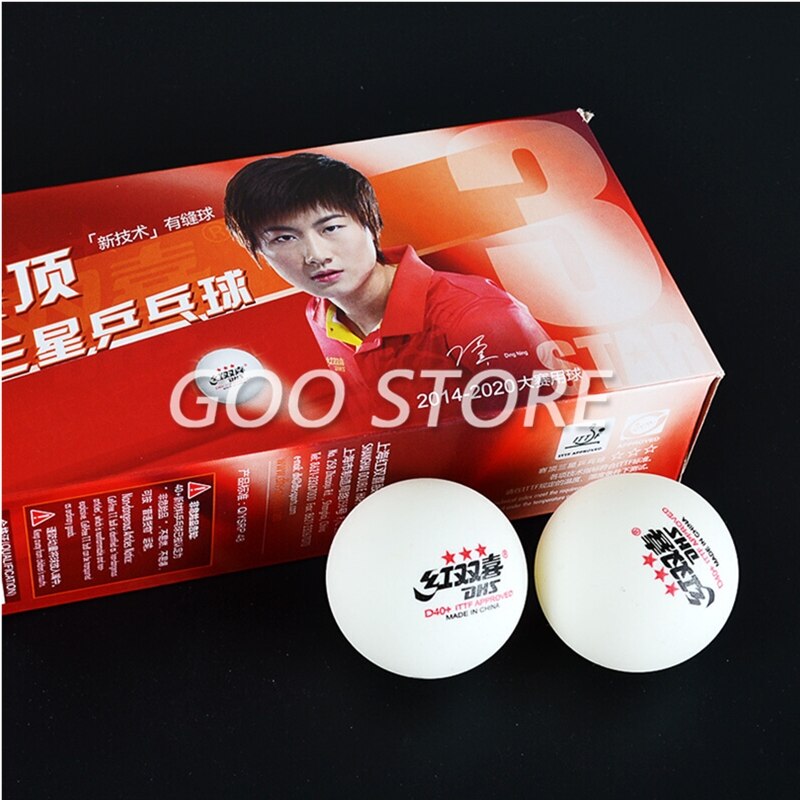DHS 3-star D40+ Table tennis balls 3 star new mate... – Grandado