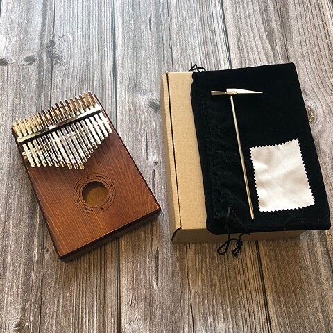 17 Keys Kalimba Mbira Sanza Likembe Thumb Piano Ro... – Grandado