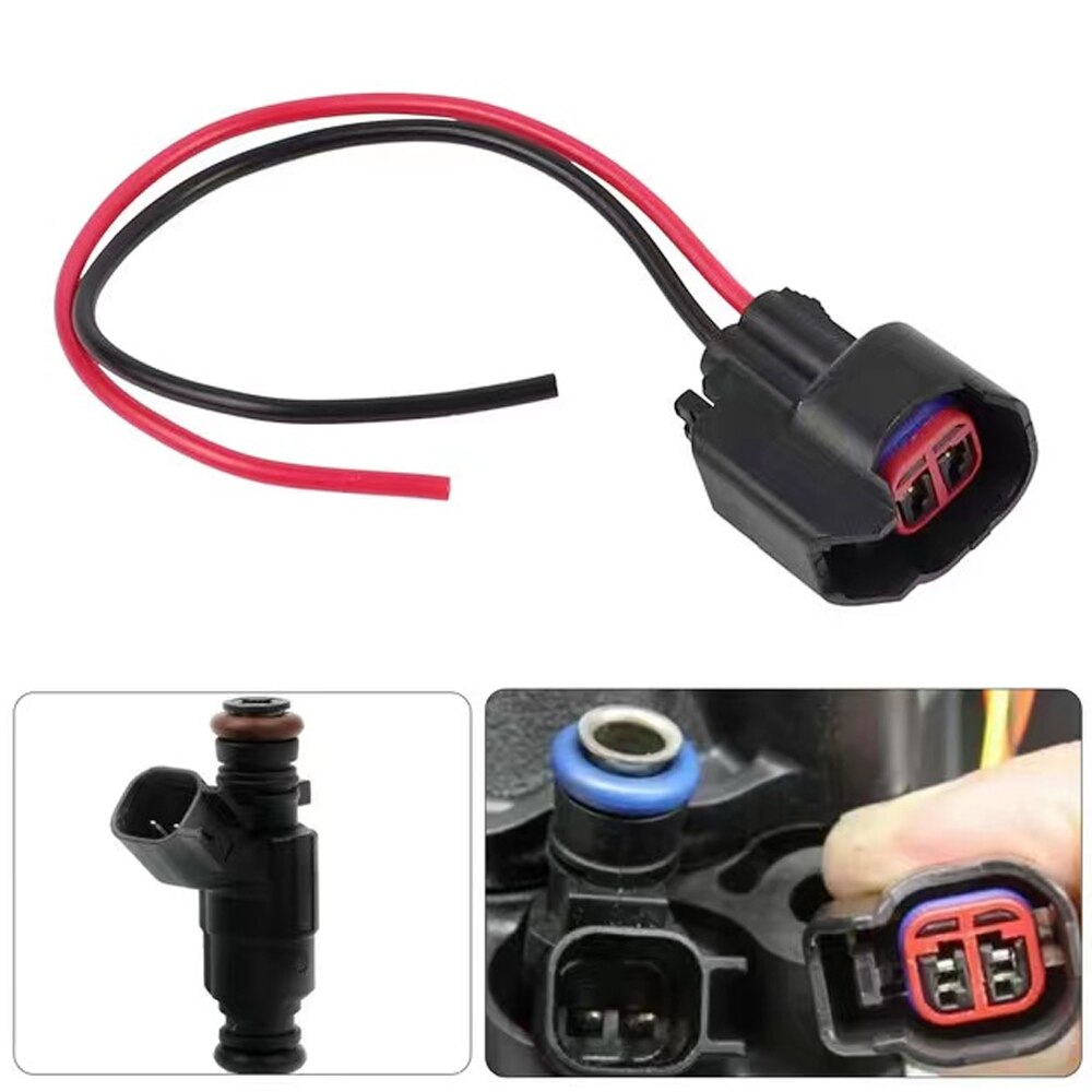EV6 EV14 Brandstofinjector Connector Pigtail Bedra... – Grandado