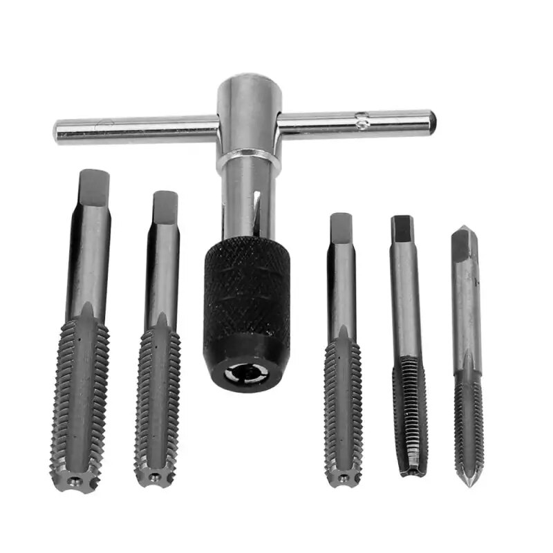 6Pcs Screw Tap Wrench Set T-Shaped M3 M4 M5 M6 M8 ... – Vicedeal