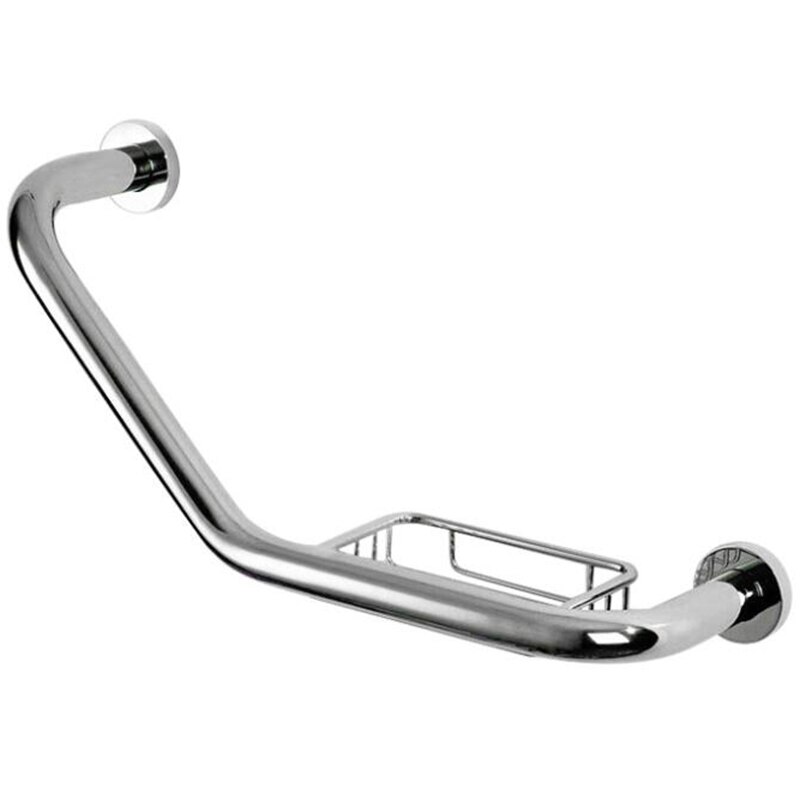 with Soap Box Bathroom Shower Angled Grab Bar Safe... – Vicedeal