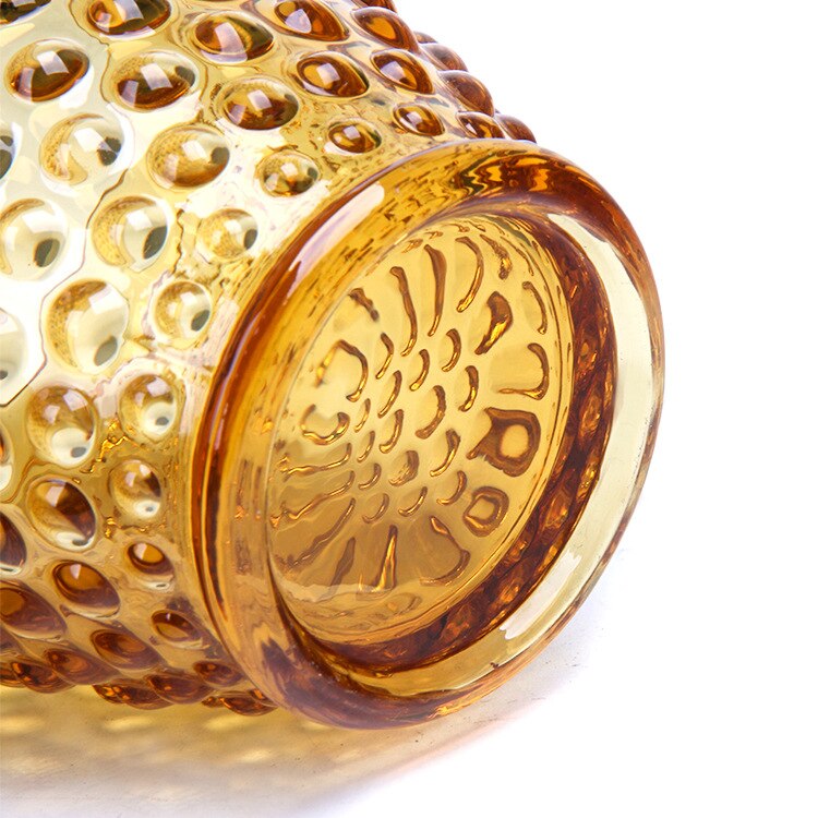 201-300ml Coloured dot glass retro Cup fruit juice... – Vicedeal