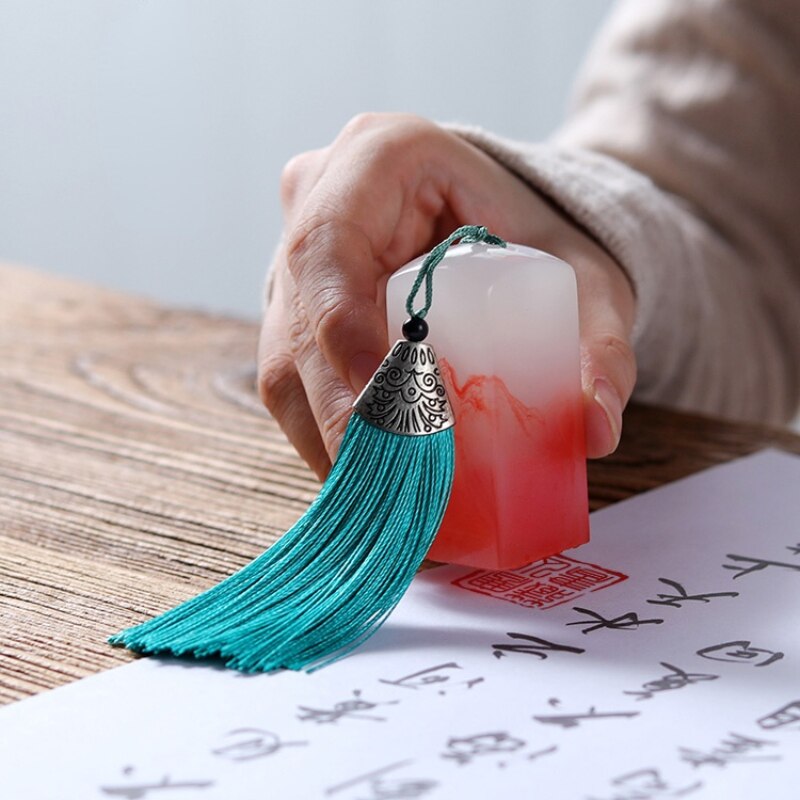 Engraving Personal Name Stamp Seal Resin Stempel C... – Grandado