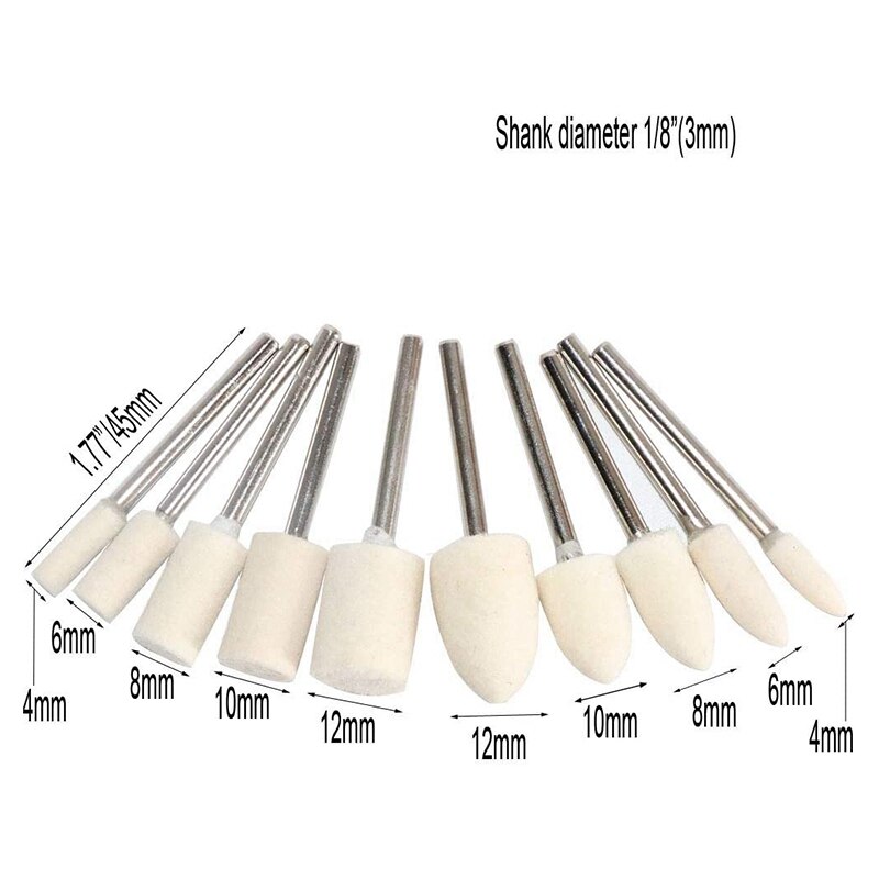 50 Stuks 1 Inch Polijsten Polijsten Wiel Set Voor ... – Vicedeal