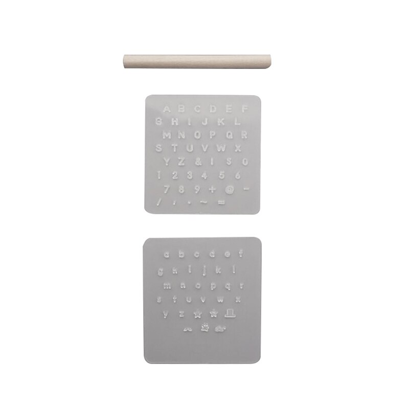 Handmade Leather Diy Leather Letter Printing Digit... – Grandado