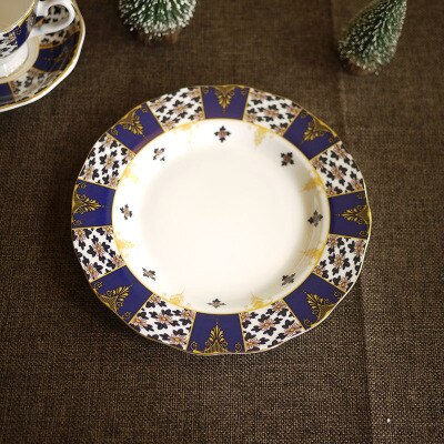 Bone China Earl Blue Cross Court Style Coffee Cup&... – Grandado