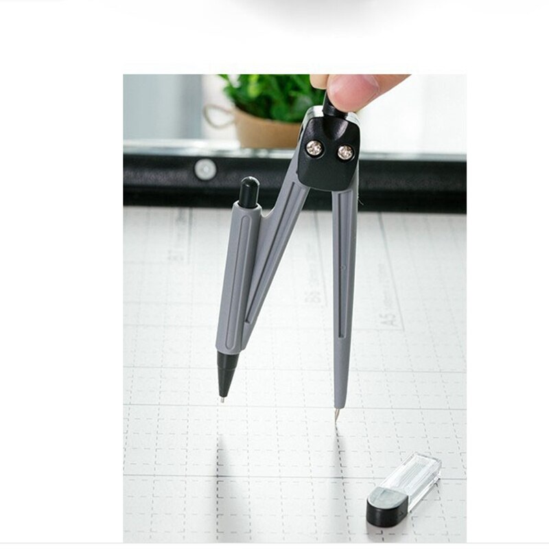 1 Set Portable School Math Geometry Set Protractor Vicedeal