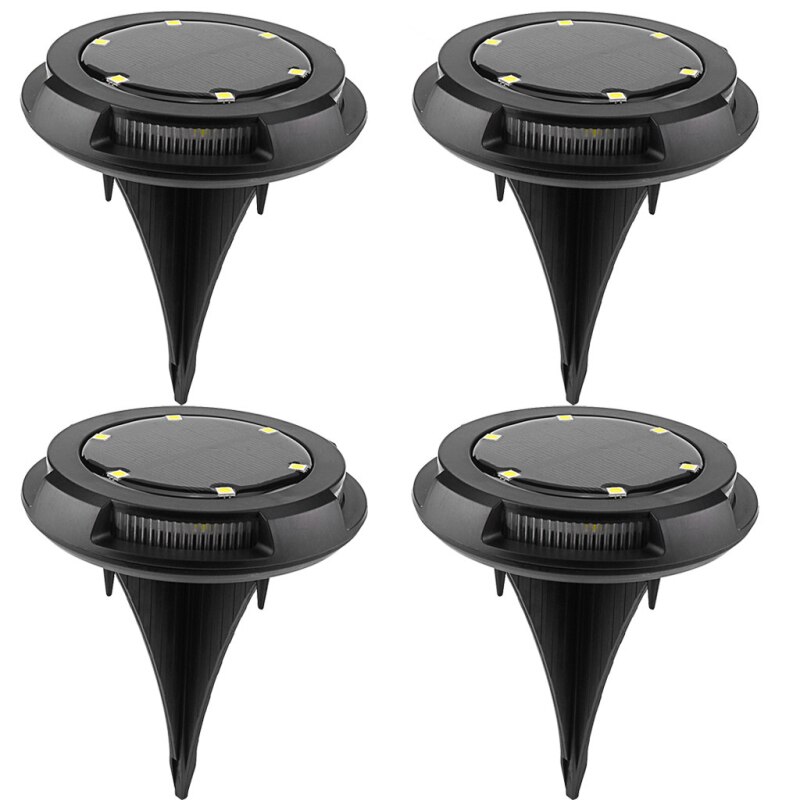 4Pcs Solar 10 LED Ground Lights Outdoor Waterproof... – Grandado