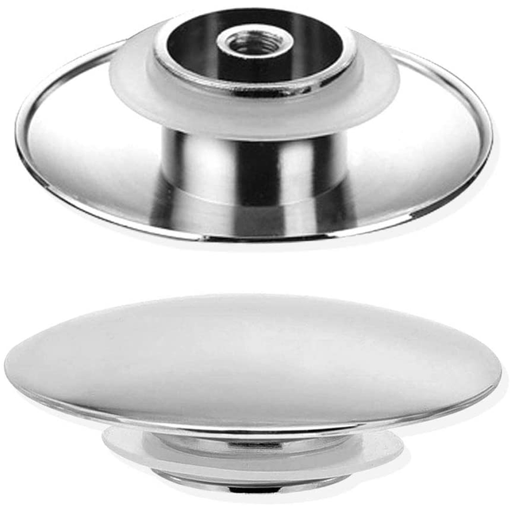 Basin Waste Sink Plug, Silver Chrome, 66mm PopUp C... – Grandado