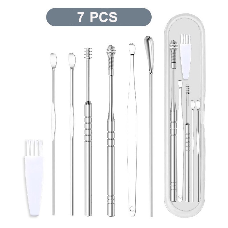 6 7 Pcs Ear Wax Remover Oor Schoonmaken Kit Oor Pi... – Grandado