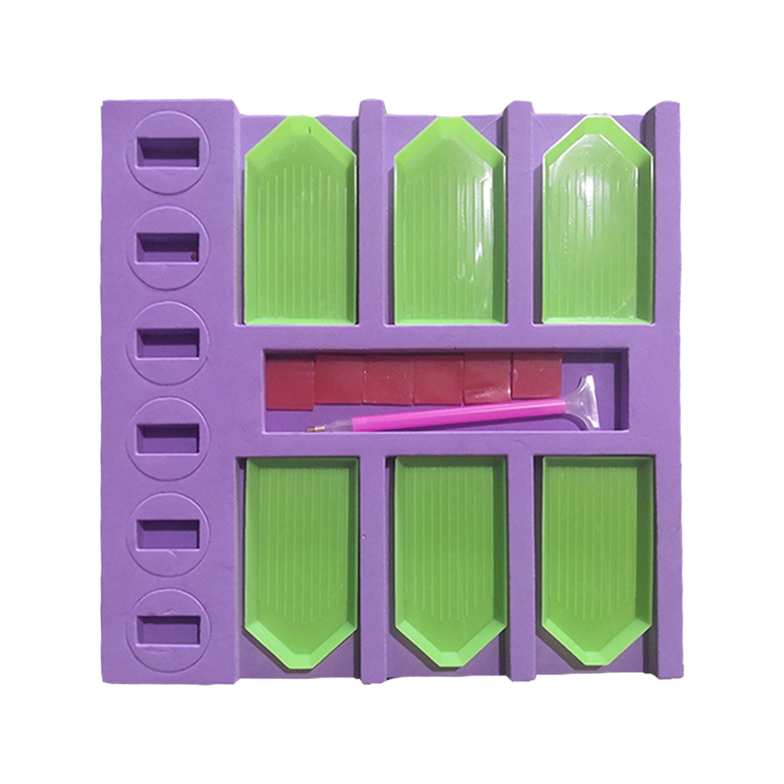 14pcs/set 6 Grids With Sticky Pen Diamond Painting... – Vicedeal