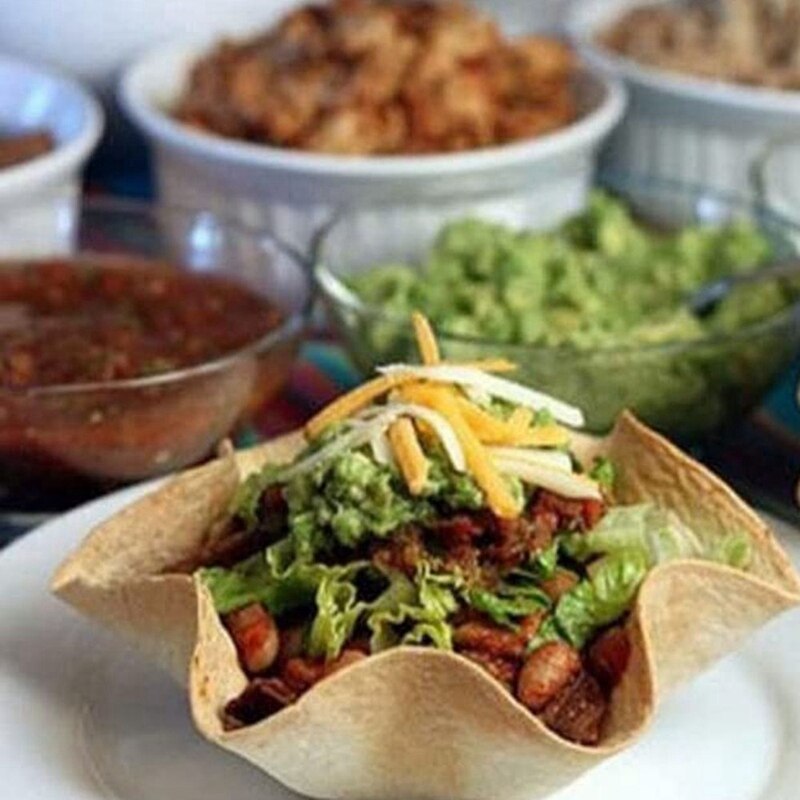 Large Non-Stick Fluted Tortilla Shell Pans Taco Sa... – Grandado