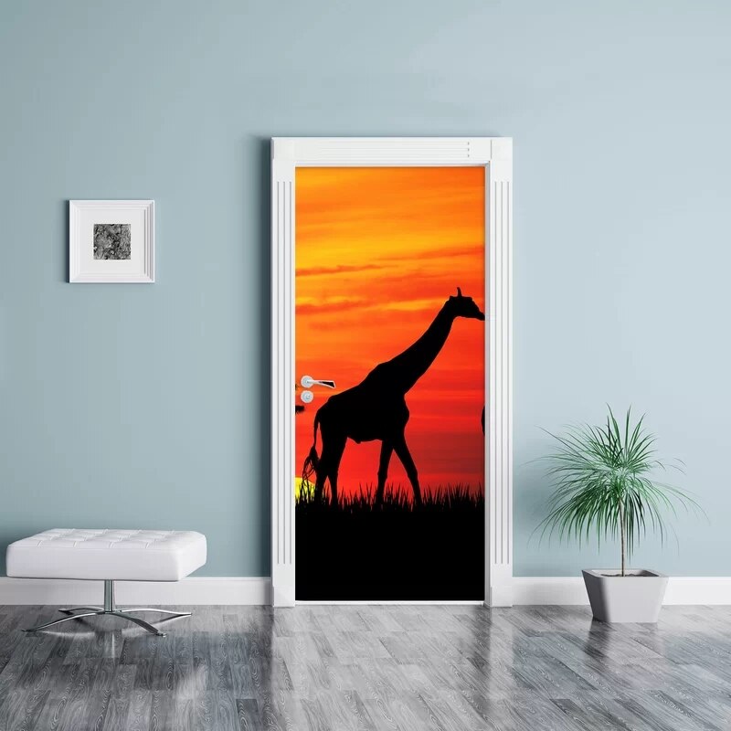 3D Step Door Sticker Decals Mural Diy African Gira... – Grandado