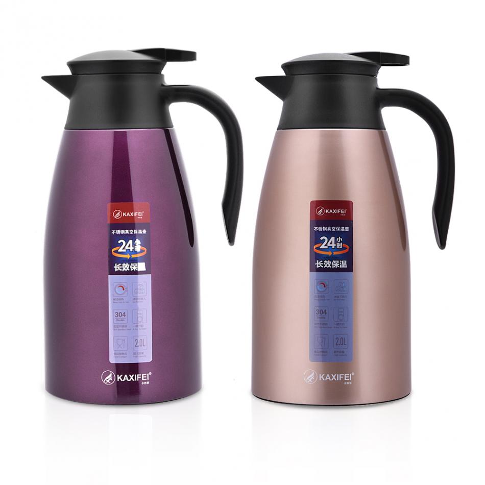KAXIFEI 2L Stainless Steel Thermal Flask Jug Home ... – Grandado