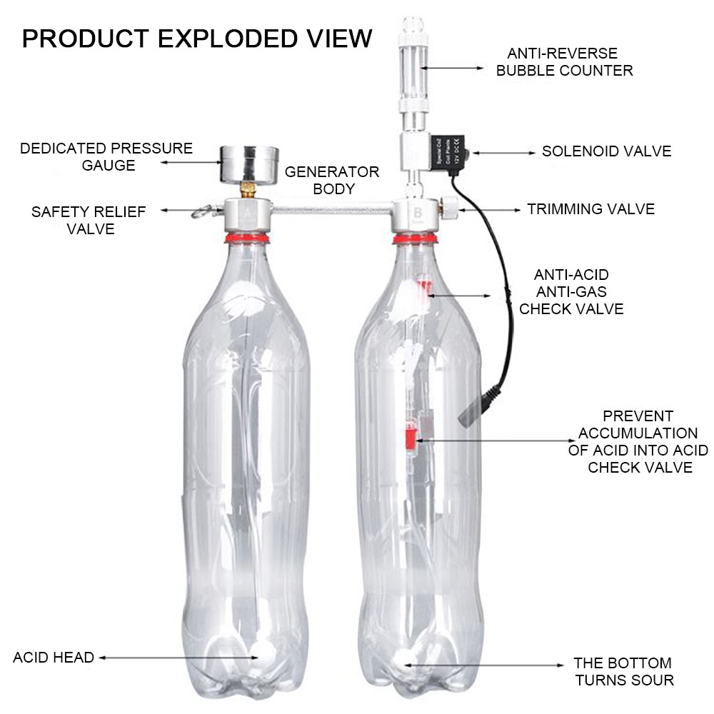 DIY CO2 Generator System Kit For Aquarium Aquatic ... – Vicedeal